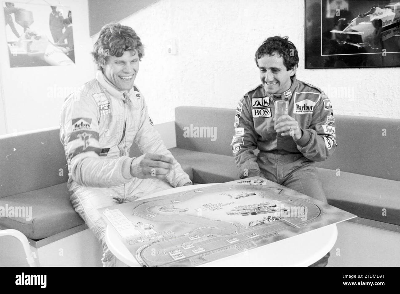 Introduction Circuit game by drivers Rothengatter and Prost, Zandvoort ...