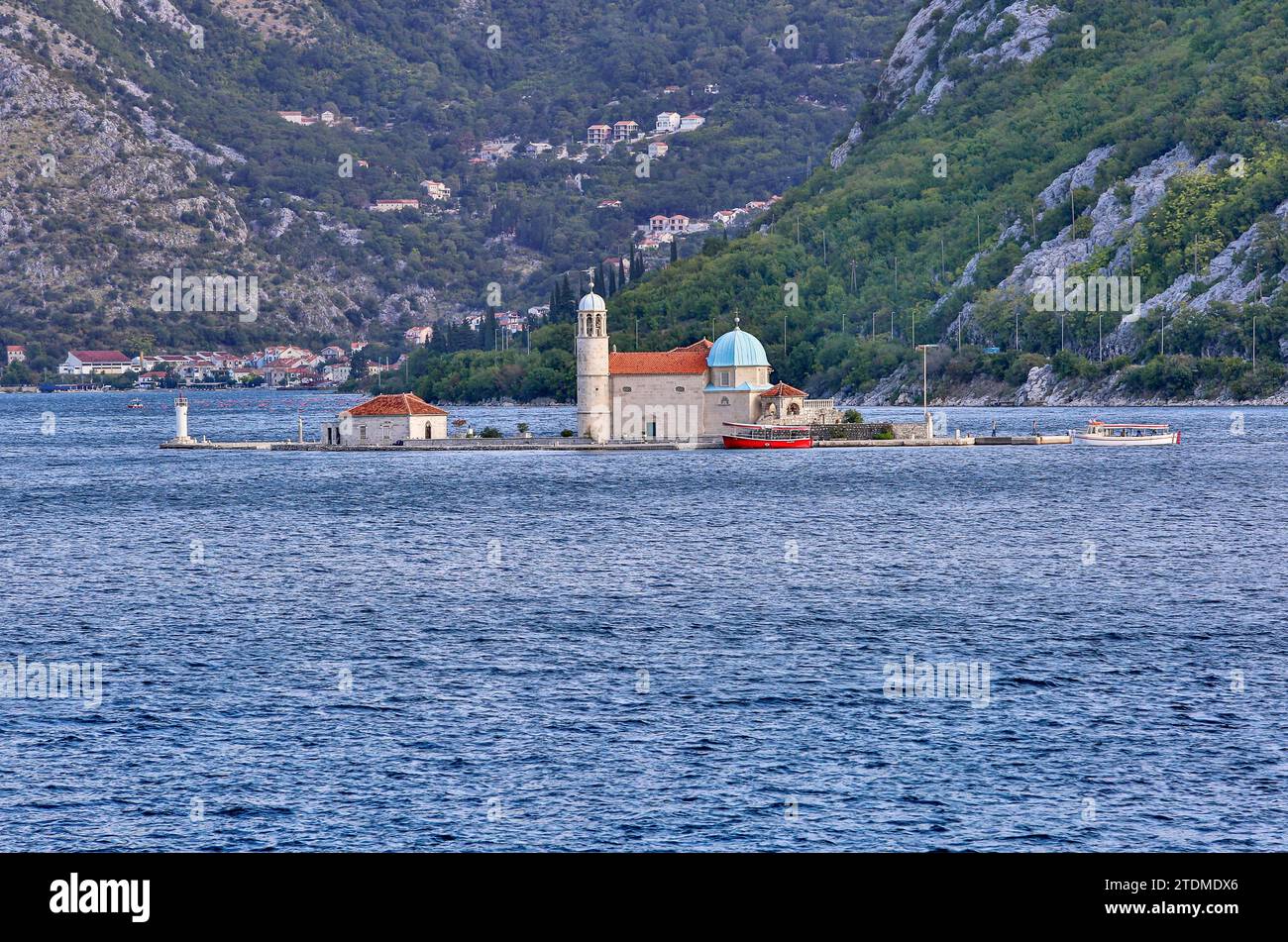 Church of Our Lady of the Rocks (Gospa od Skrpjela / Škrpjela) on islet ...
