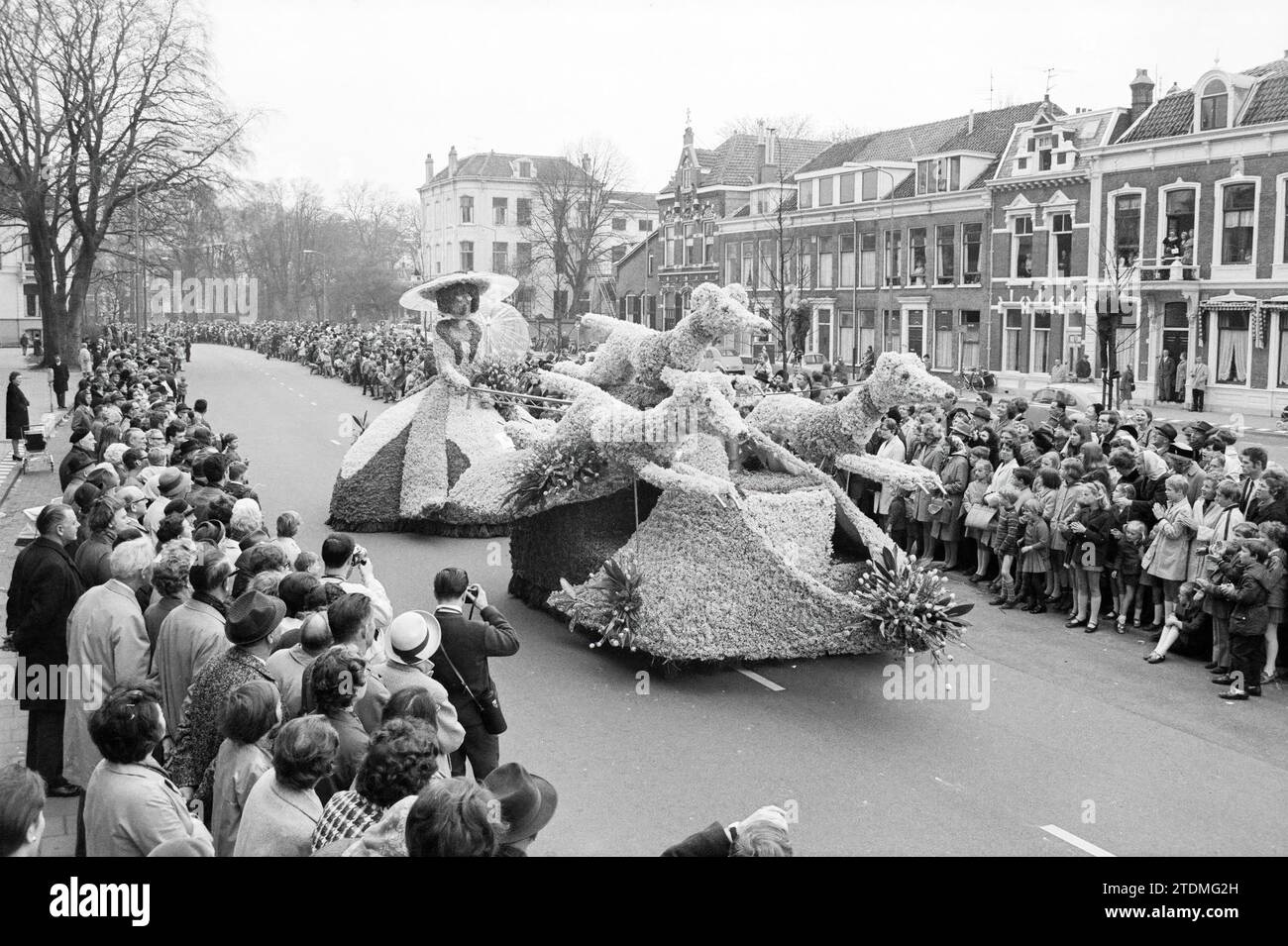 Flower parade in Haarlem, Flower parade, flower exhibition, 26-04-1969 ...