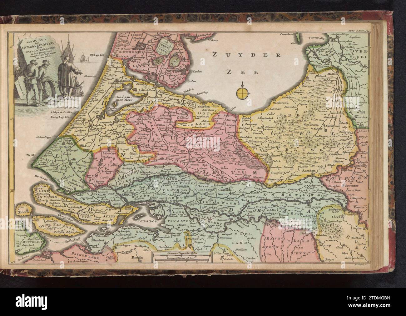 Vintage paper map central hi-res stock photography and images - Alamy