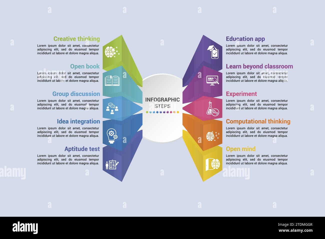 Computational thinking text Stock Vector Images - Alamy