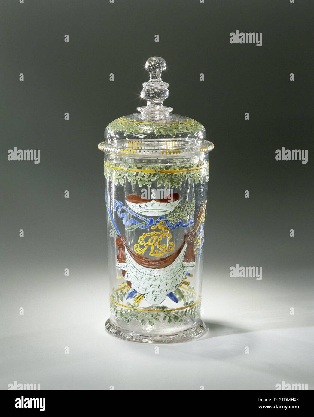 Court cellar MET DEKEL EN Monogram Fac, Anonymous, c. 1704 - c. 1709 ...