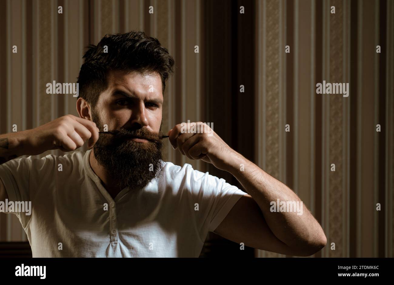 Man With Long Moustache Bearded Man With Mustache Bearded Gay