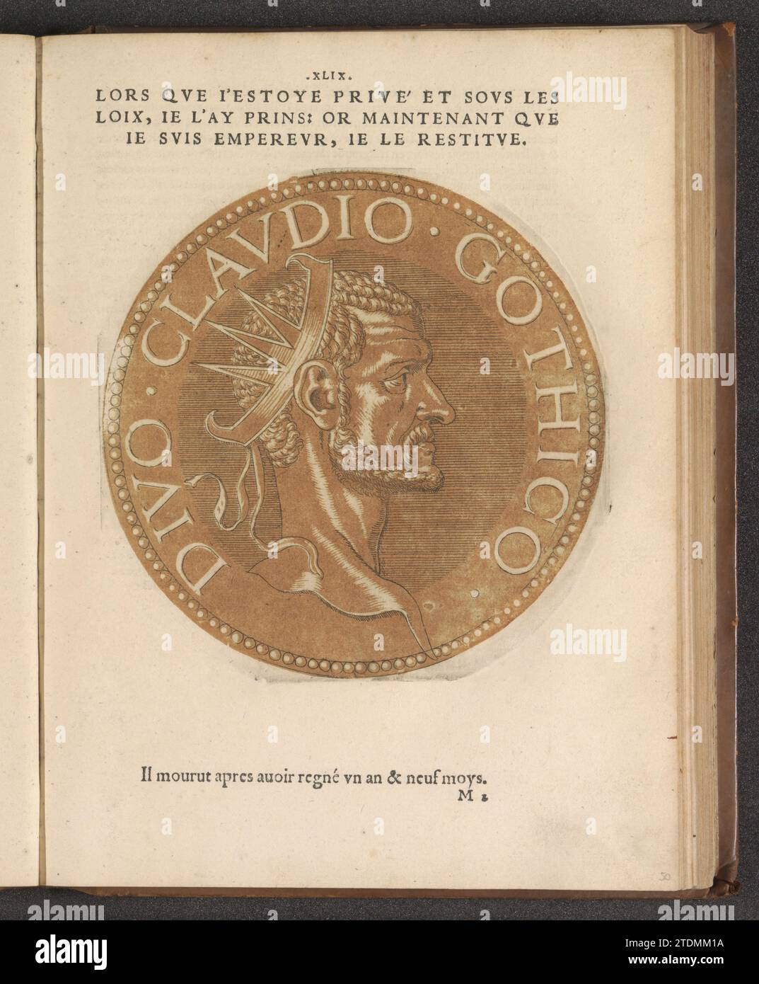 Portret Van Keizer Claudius 2 Gothicns, 1557 Portrait of Emperor ...
