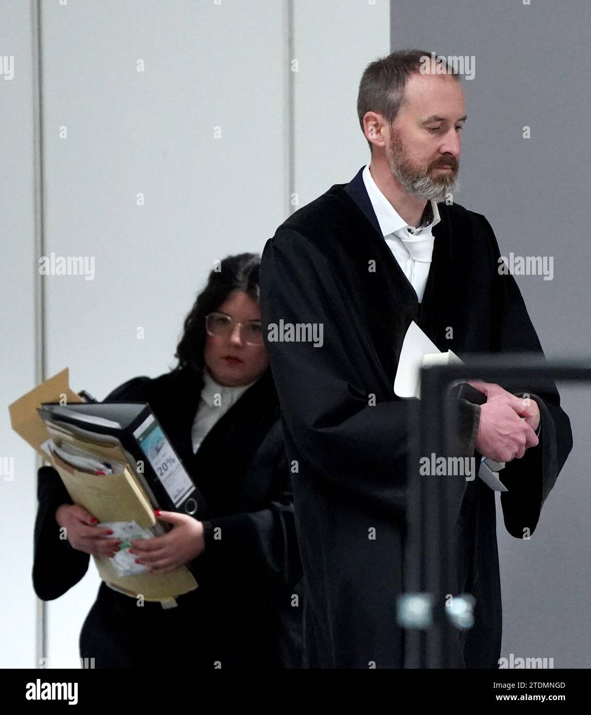 Itzehoe, Germany. 19th Dec, 2023. Johann Lohmann, presiding judge at ...