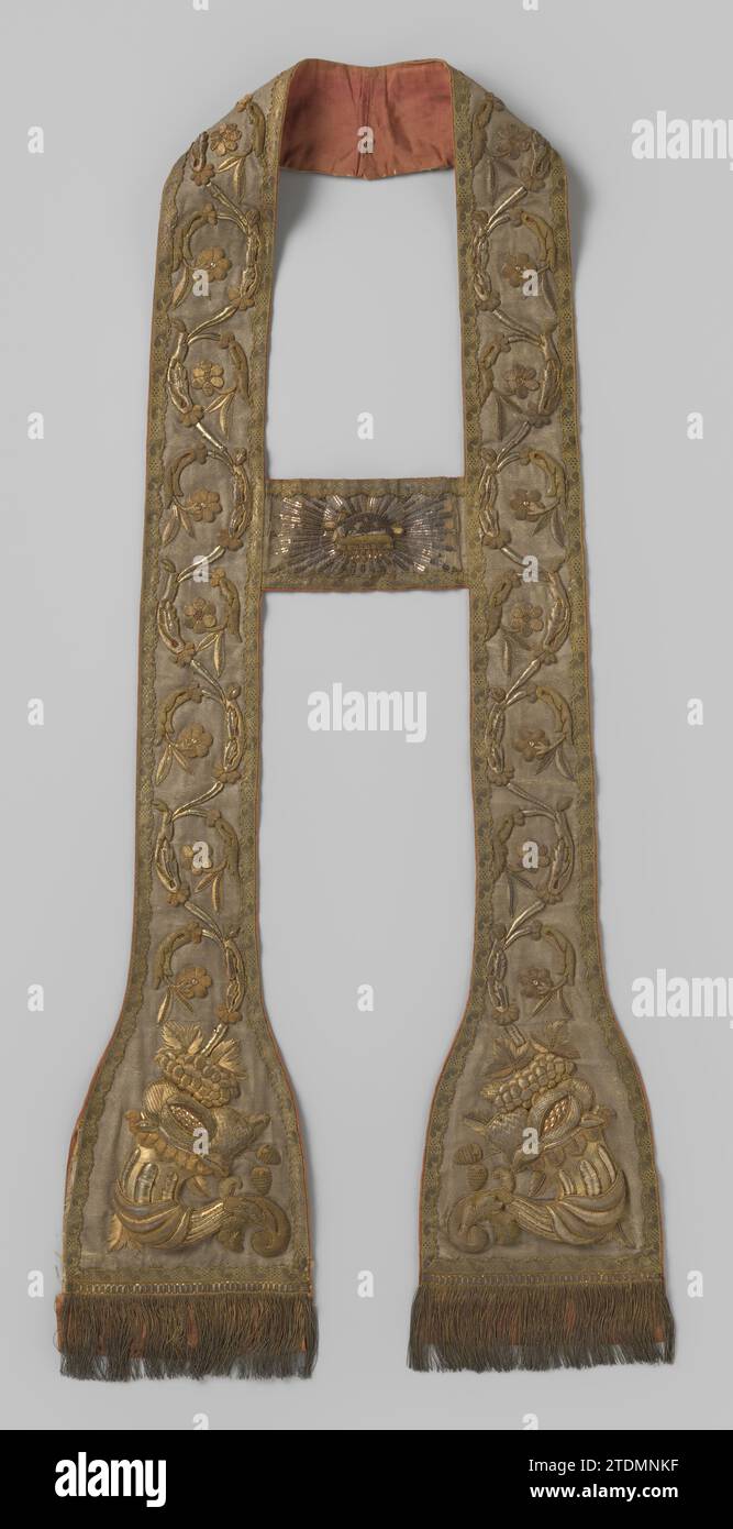 Stola with gold bormental in high relief of a horn of abundance., 1700 ...