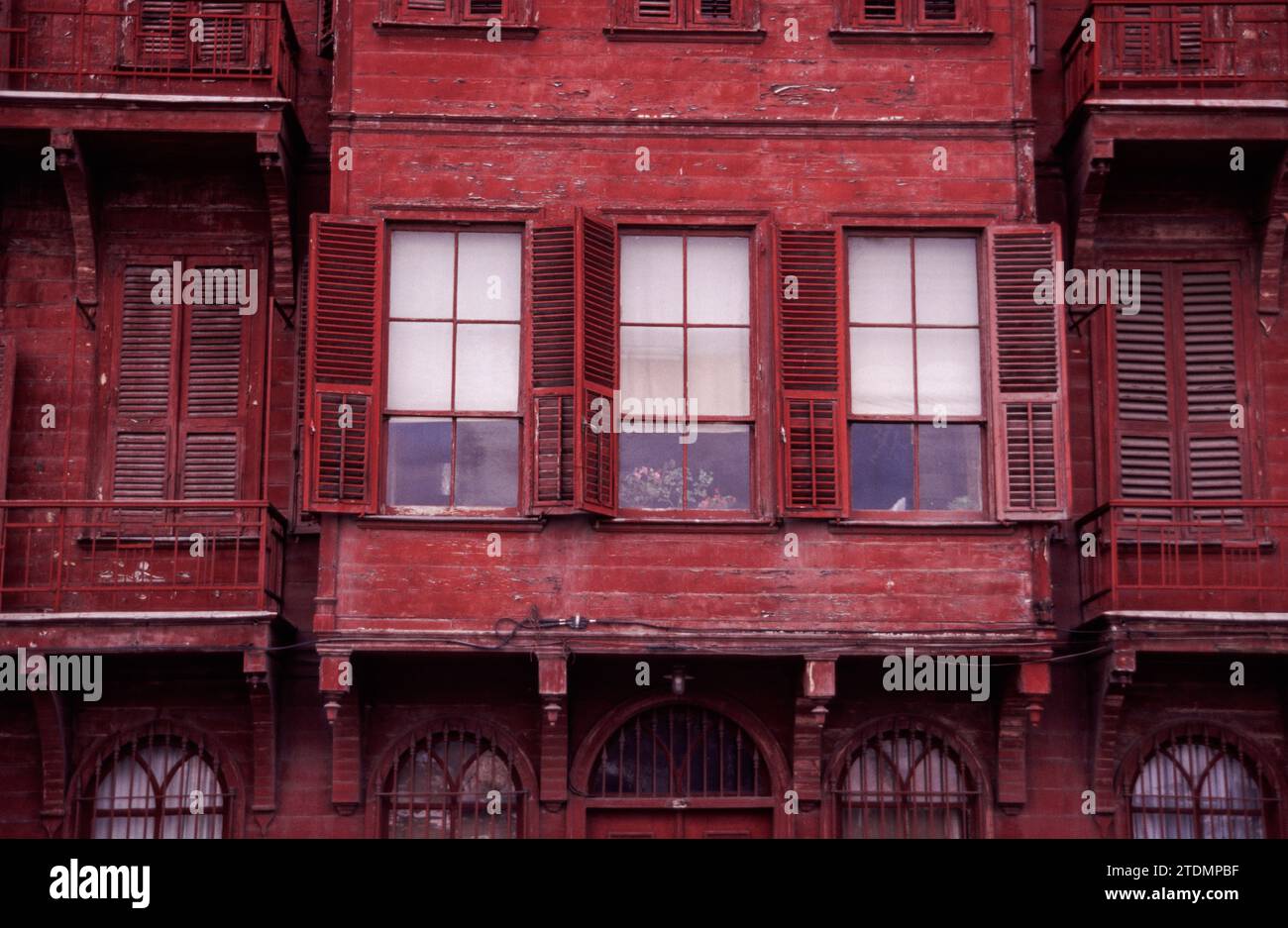 THE RED HOUSE - WOOD CONSTRUCTION - ISTANBUL TURKEY - TRADITIONAL WOOD ...