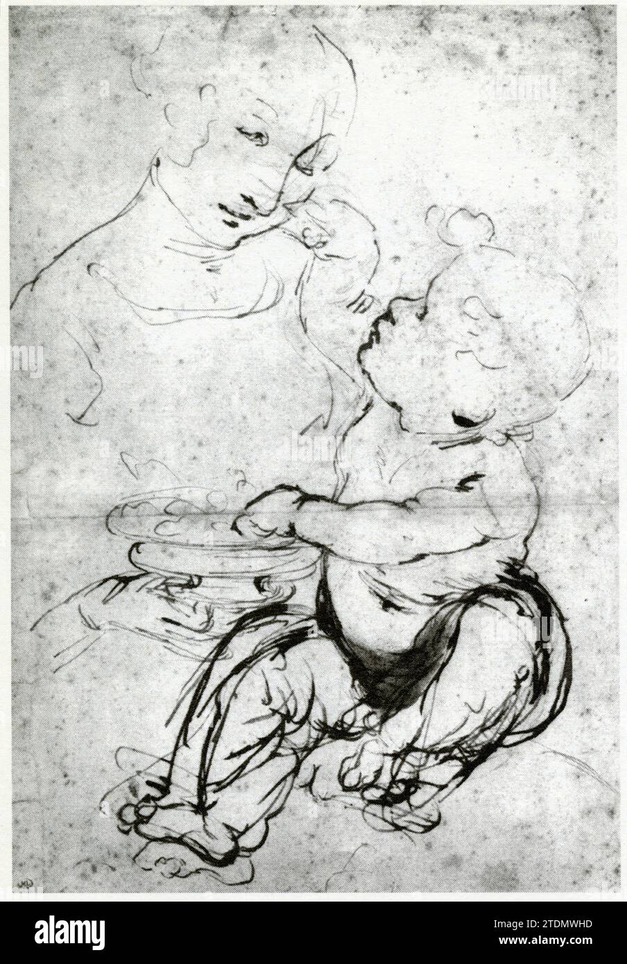 Madonna and child circa hi-res stock photography and images - Alamy