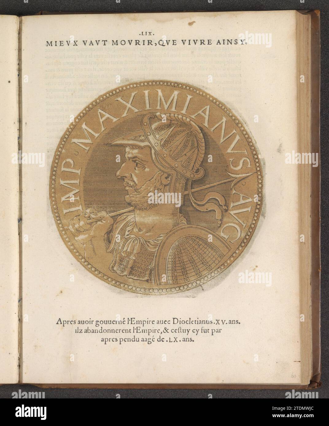 Portret Van Keizer Maximianus, 1559 Portrait of Emperor Maximianus, on ...