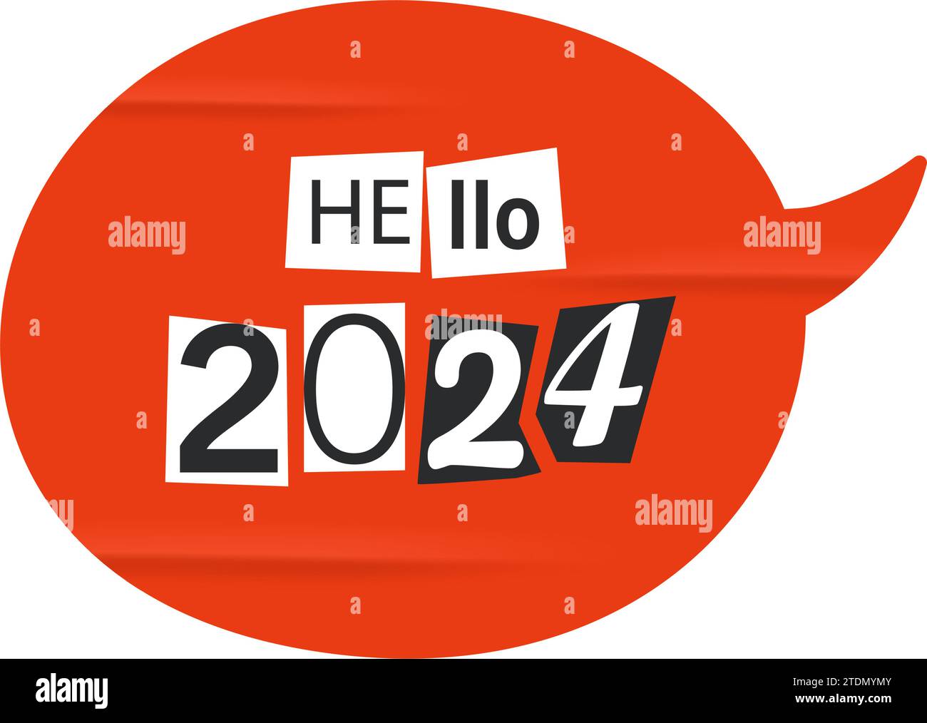 Hello 2024 cut hi-res stock photography and images - Alamy