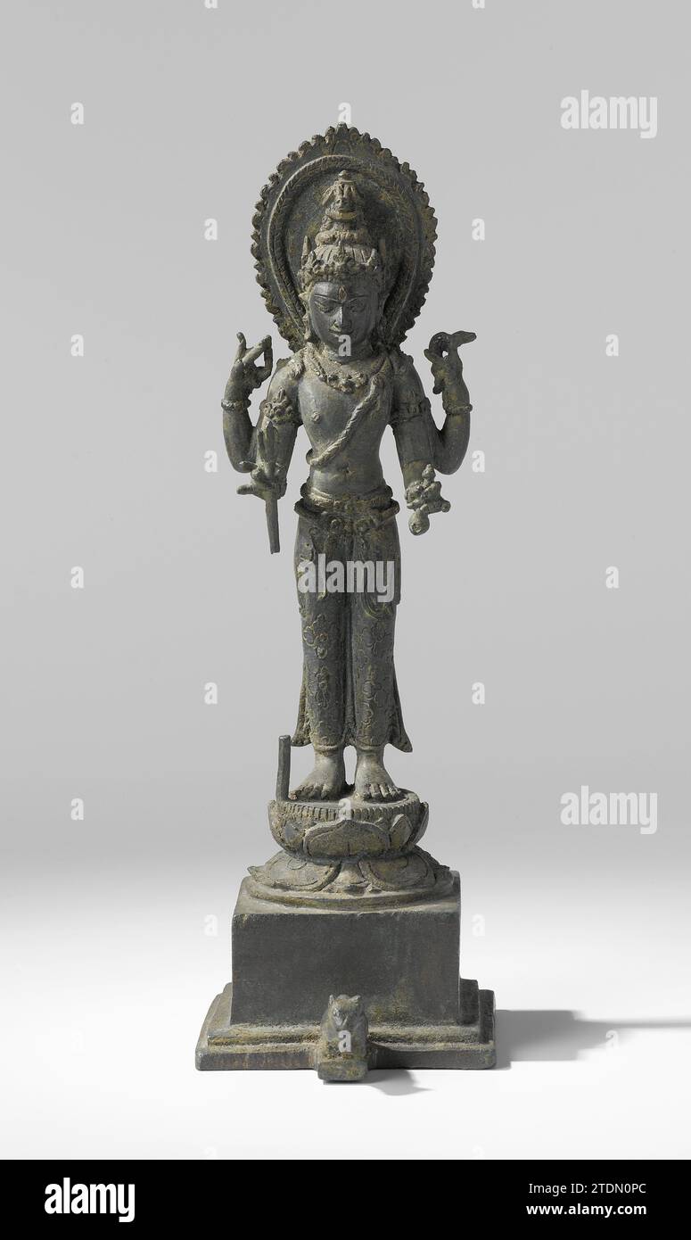 Brahma and Shiva, anonymous, 850 - 925 Bronze sculpture representing ...