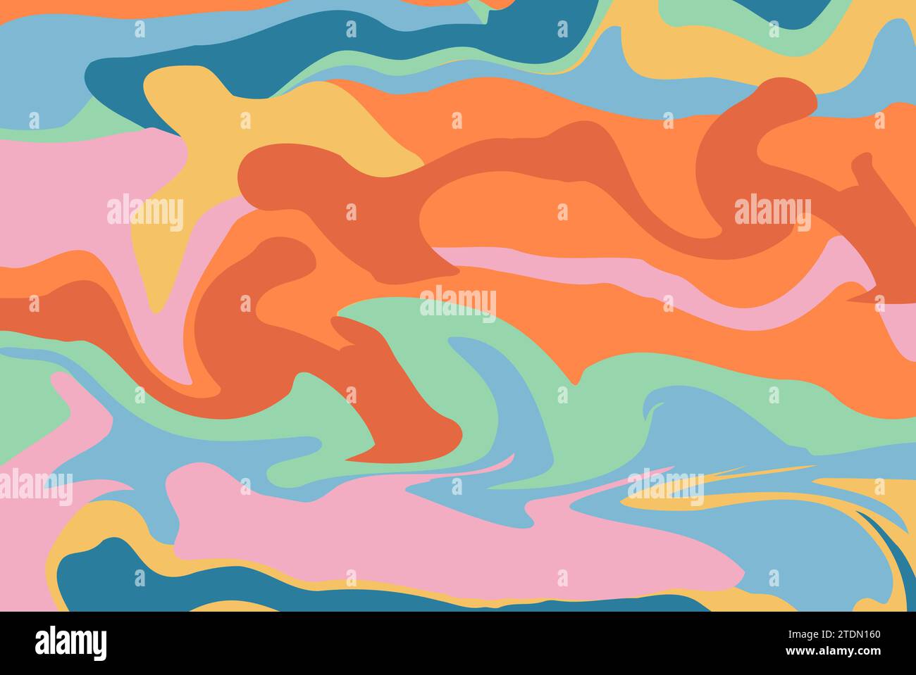 Groovy abstract psychedelic trippy background vector illustration Stock ...