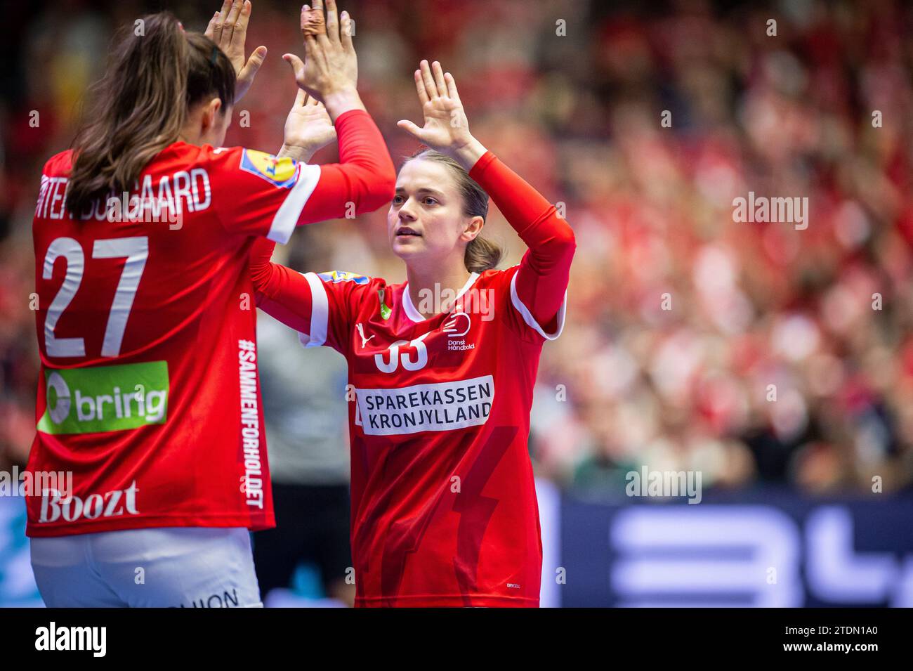 Herning, Denmark. 17th, December 2023. Emma Friis (33) of Denmark seen ...