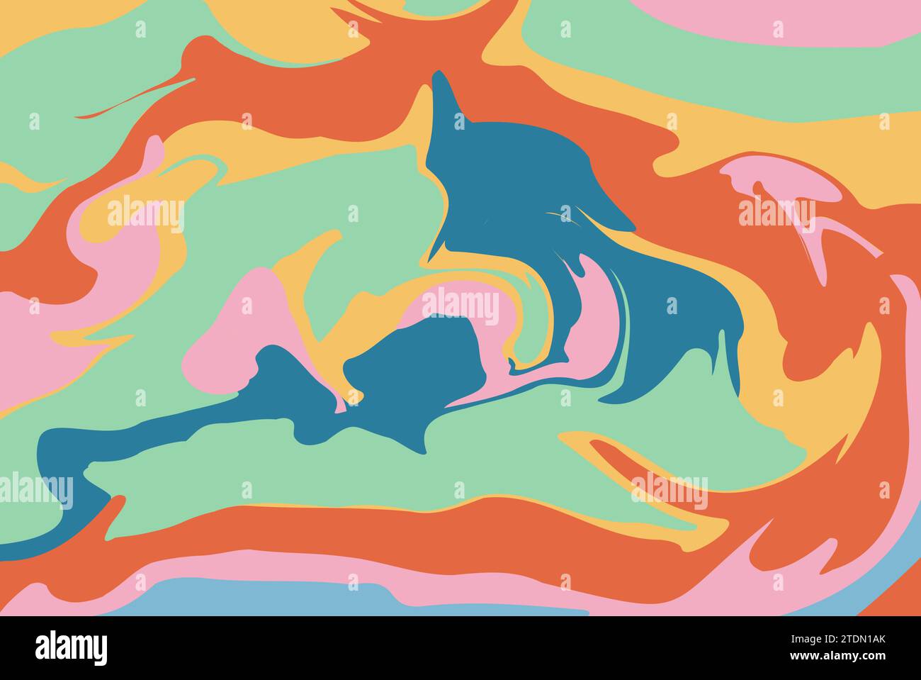 Groovy abstract psychedelic trippy background vector illustration Stock ...