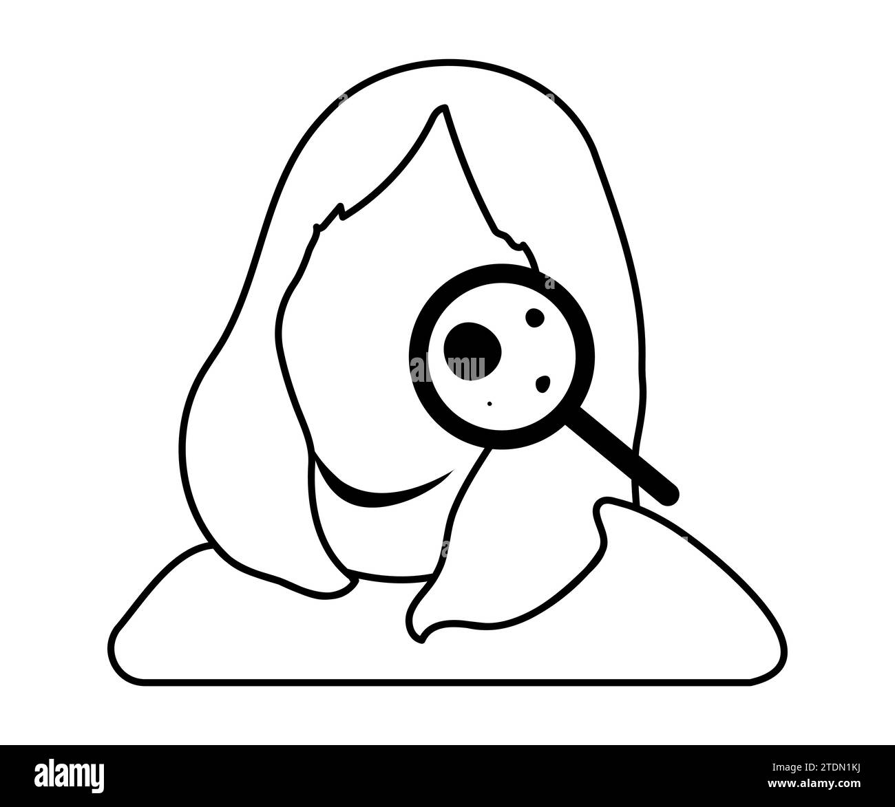 Skin examination Black and White Stock Photos & Images - Alamy