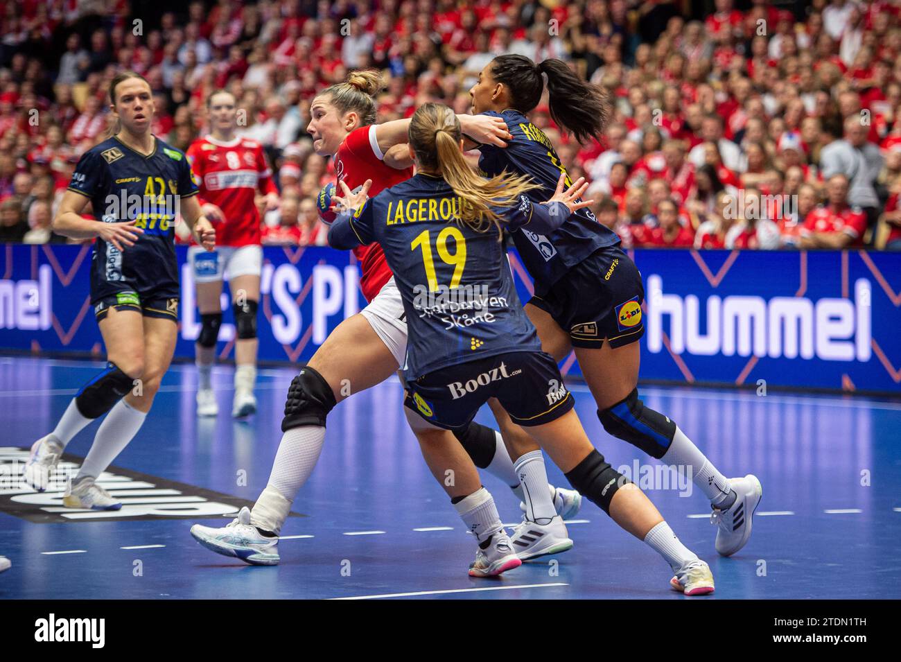 Herning, Denmark. 17th, December 2023. Rikke Iversen (34) of Denmark ...