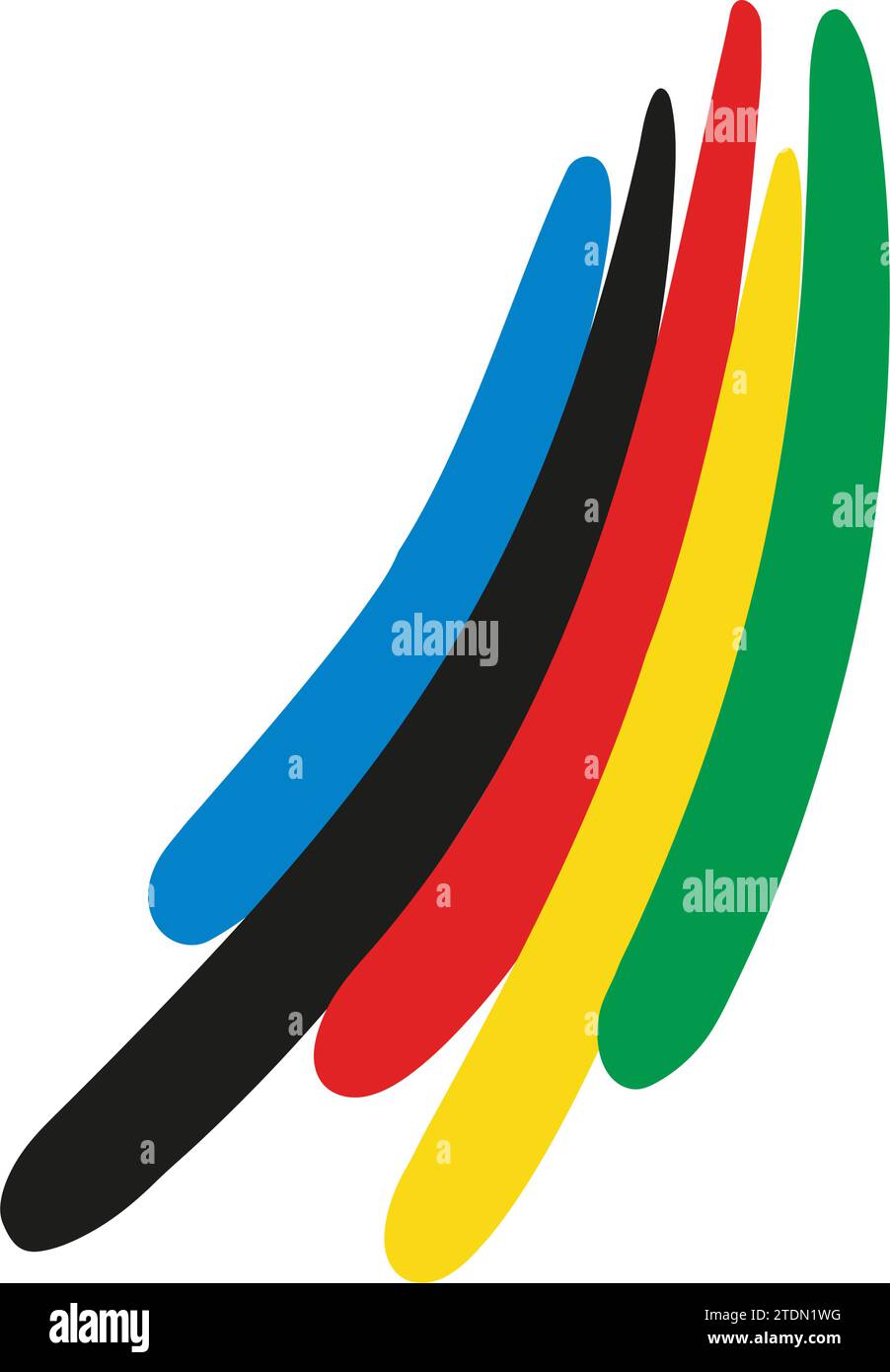 Sport abstract element with colorful stripes vector illustration Stock ...