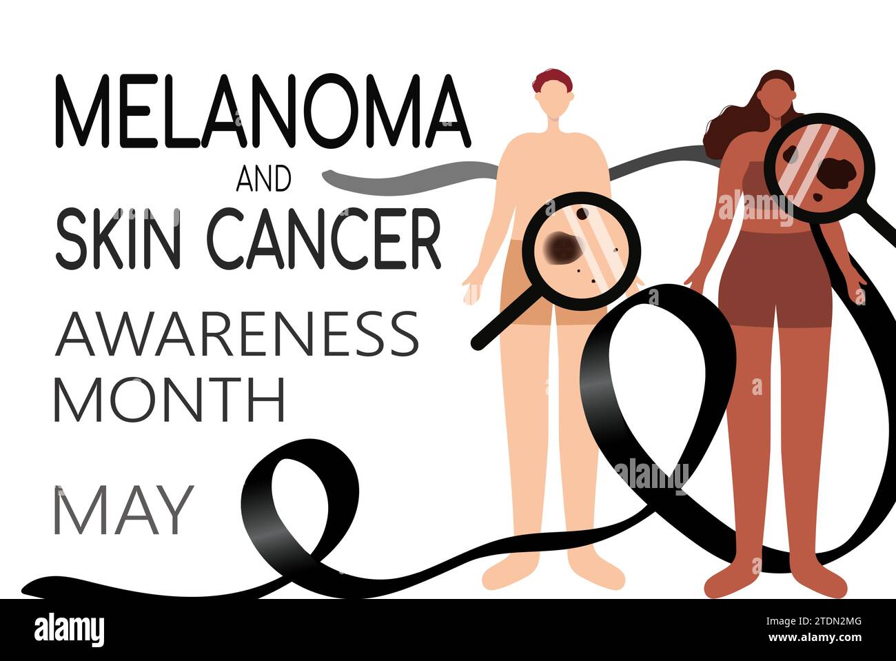 Melanoma and skin cancer awareness month vector illustration Stock Vector Image & Art - Alamy
