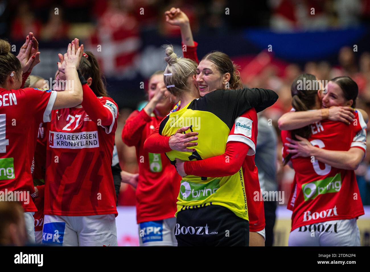 Herning, Denmark. 17th, December 2023. Line Haugsted (11) of Denmark ...