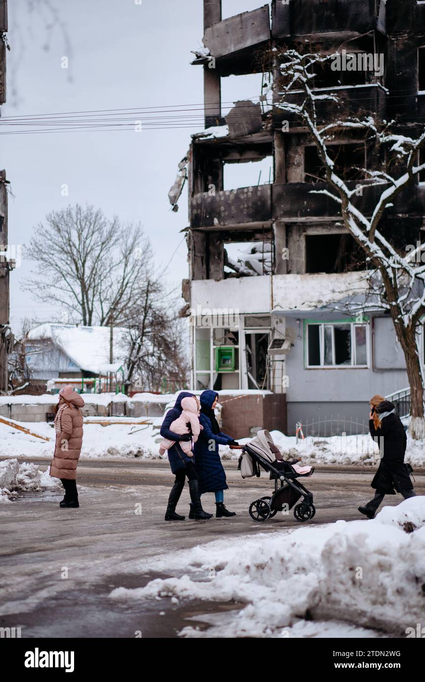 BORODYANKA, KYIV REGION, UKRAINE: 2 YEARS OF FULL-SCALE RUSSIAN ...