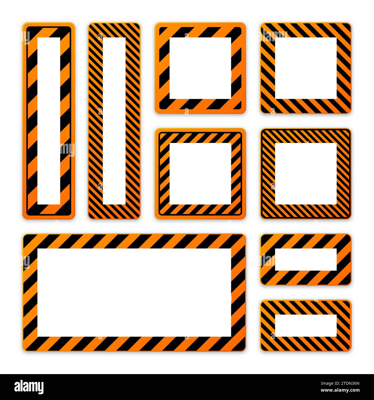 Illustration various road signs isolated Cut Out Stock Images ...