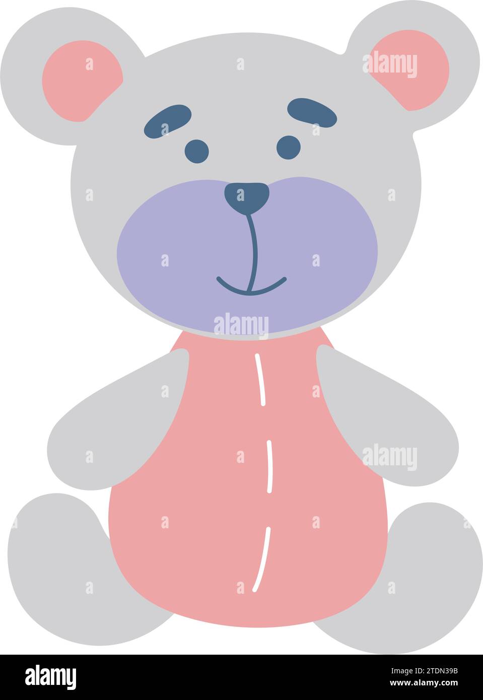 Cute Bear Teddy Clip Art Stock Vector Image & Art - Alamy