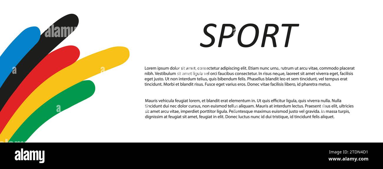 Sport background with colorful stripes vector illustration Stock Vector ...