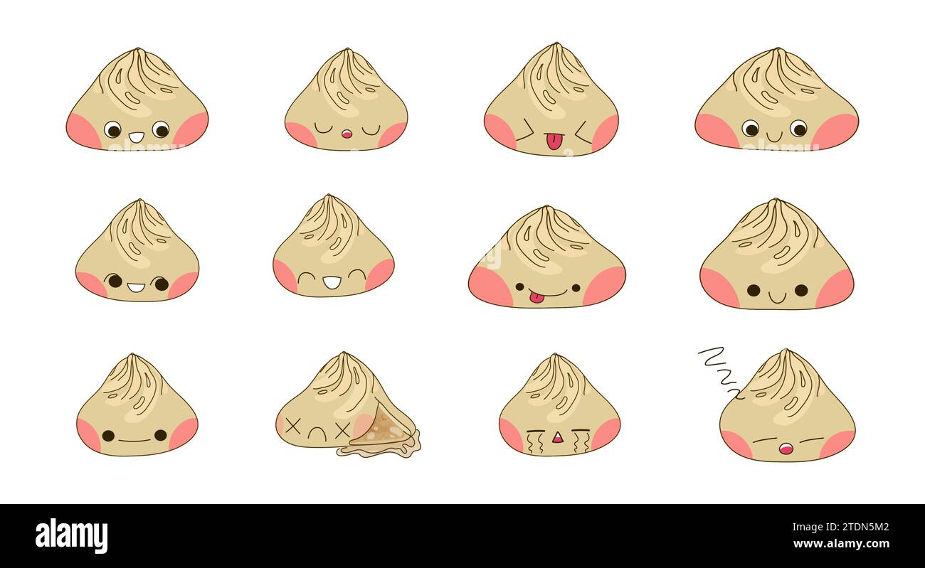 Kawaii dumpling hi-res stock photography and images - Alamy