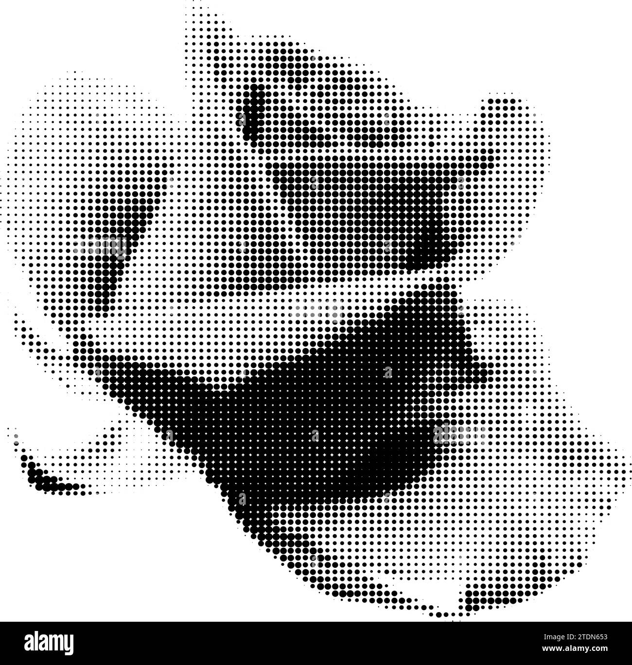 Rose halftone collage element vector illustration isolated Stock Vector Image & Art - Alamy