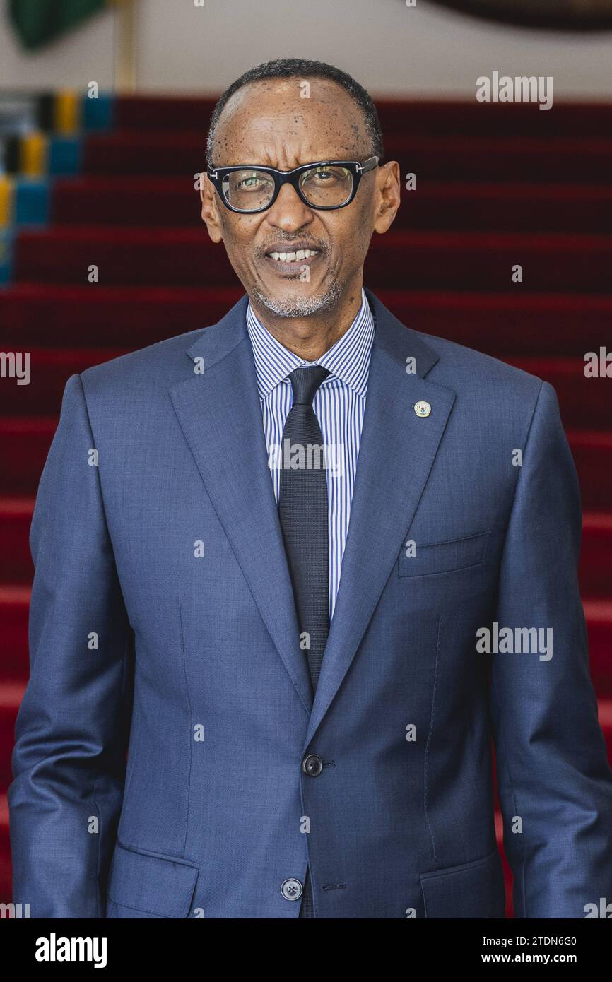 Paul Kagame, Praesident von Ruanda, aufgenommen im Rahmen eines ...