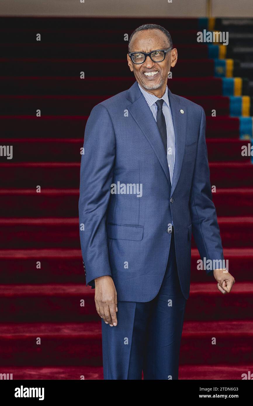 Paul Kagame, Praesident von Ruanda, aufgenommen im Rahmen eines ...