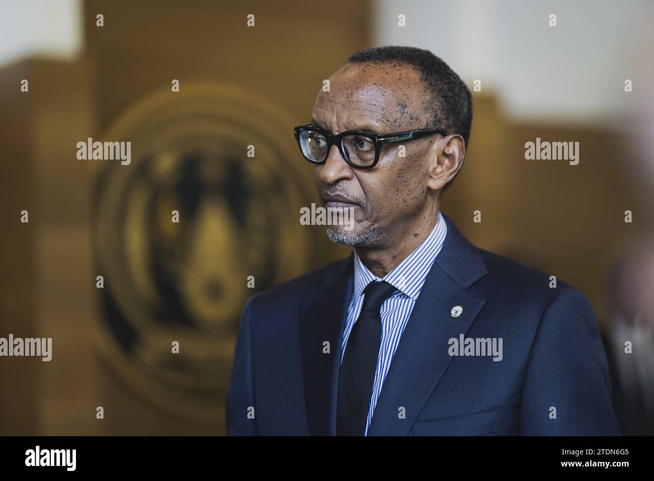 Paul Kagame, Praesident von Ruanda, aufgenommen im Rahmen eines ...