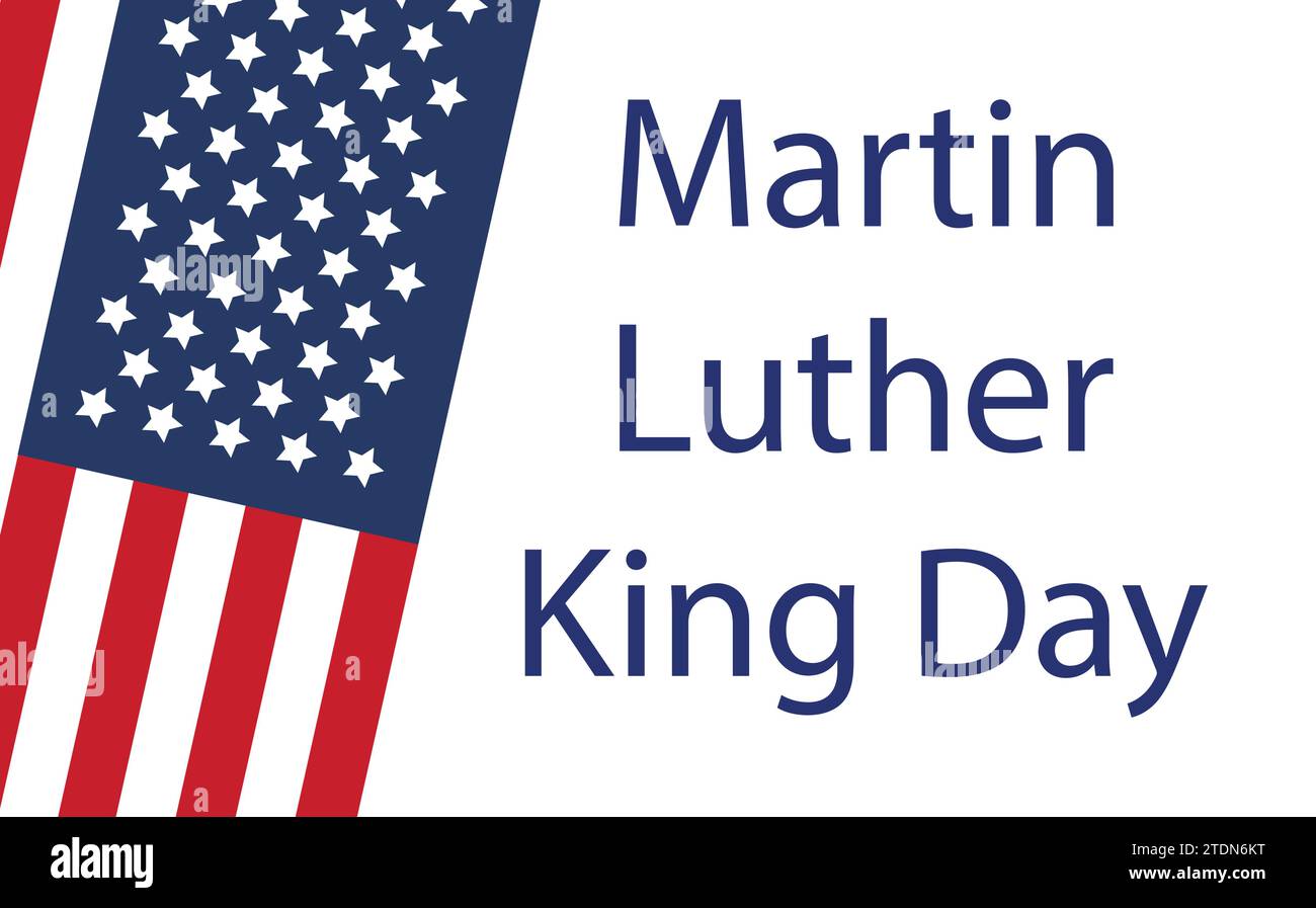 Martin Luther King Jr. Day greeting card design. MLK Day lettering ...