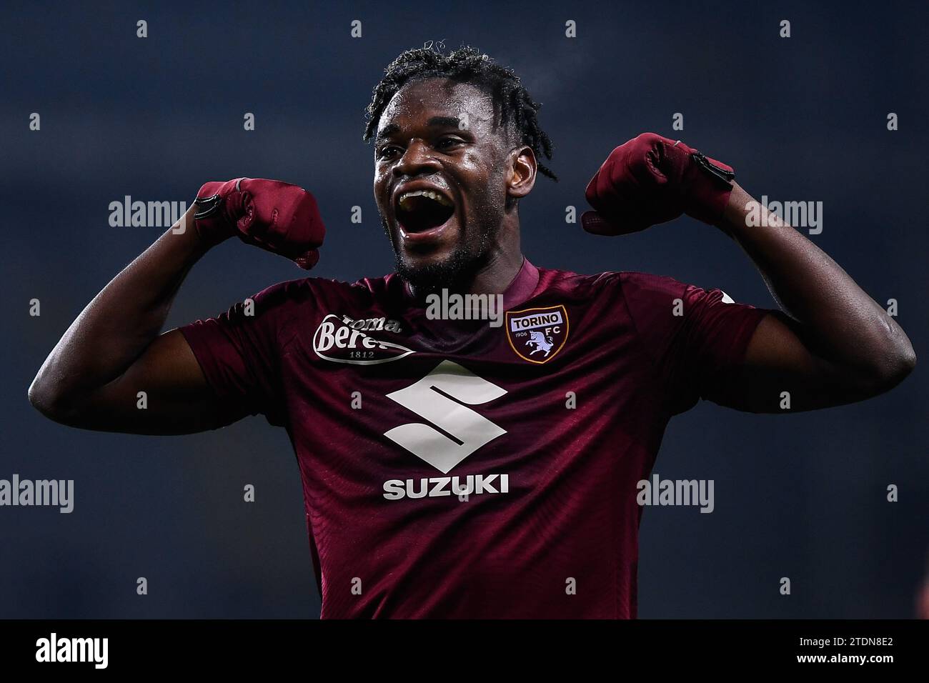Duvan Zapata (Torino Fc) celebrates after scoring during the Serie A ...
