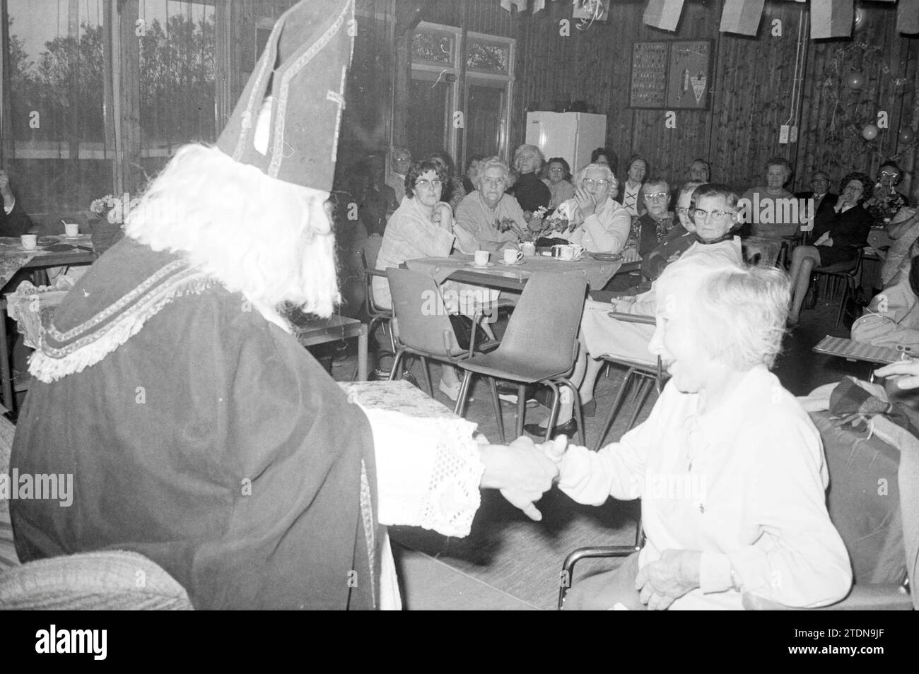 Saint Nicholas for the disabled, St. Nicholas, Sinterklaas, 02-12-1971 ...