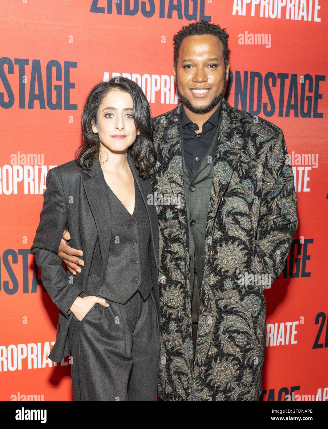Lila Neugebauer and Branden Jacobs-Jenkins attend Broadway opening ...