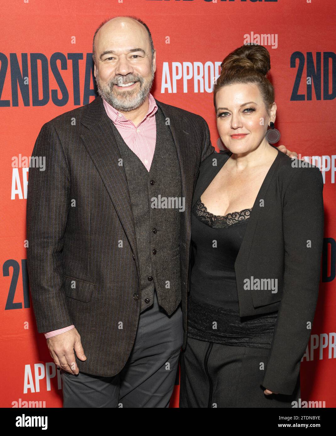 Danny Burstein and Jennifer Simard attend Broadway opening night of the ...
