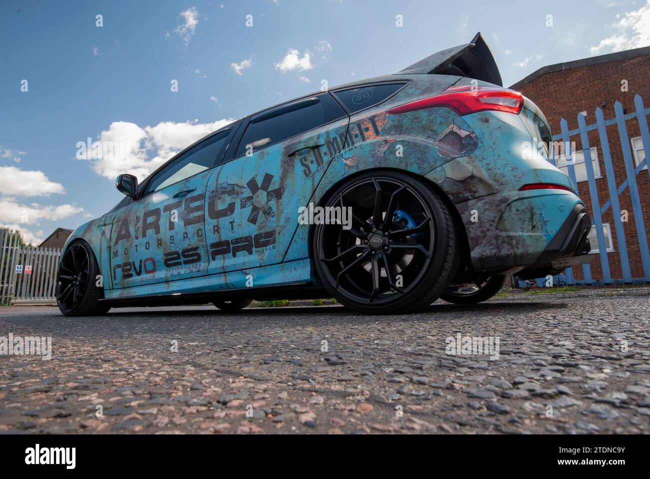 Mk3 Ford Focus RS performance car, modified and wrapped by Airtek Stock ...