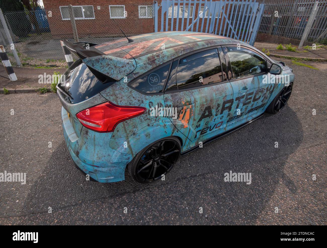 Mk3 Ford Focus RS performance car, modified and wrapped by Airtek Stock ...