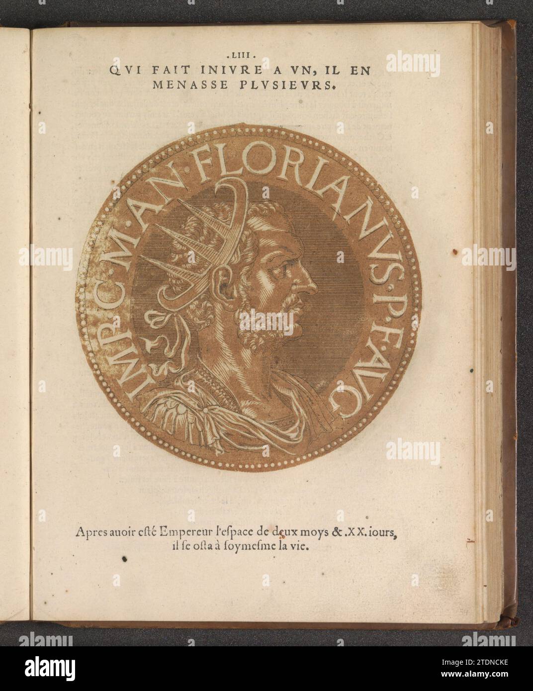 Portret van Keizer Florian, 1559 Portrait of Emperor Florianus, on a ...