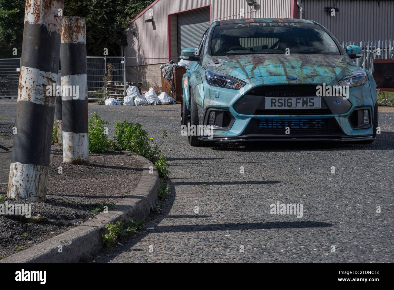 Mk3 Ford Focus RS performance car, modified and wrapped by Airtek Stock ...