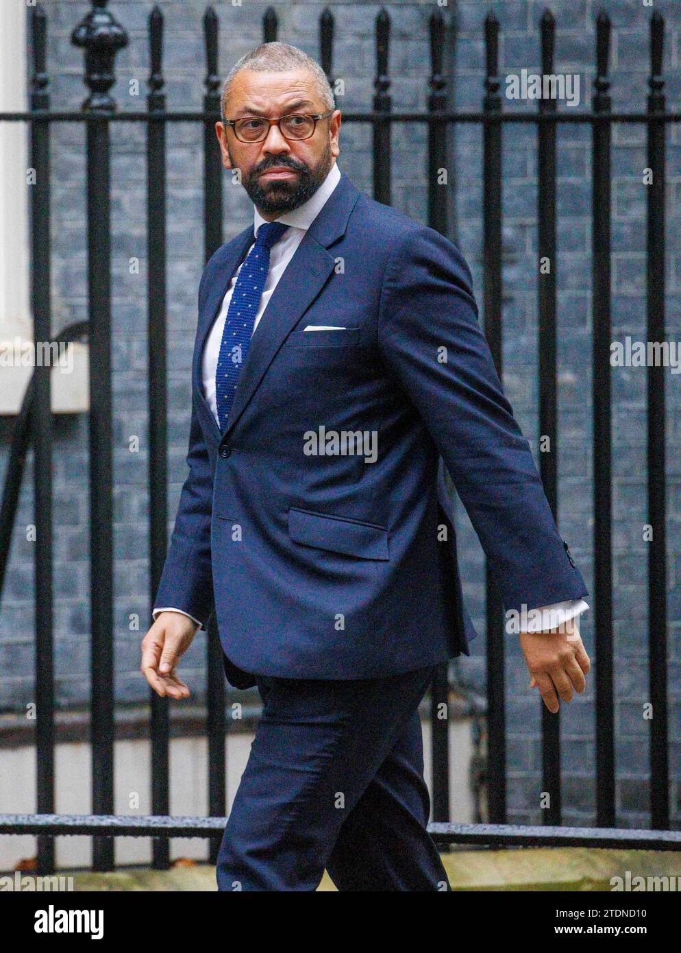 London, UK. 19th Dec, 2023. James Cleverley, Home Secretary, at Downing ...