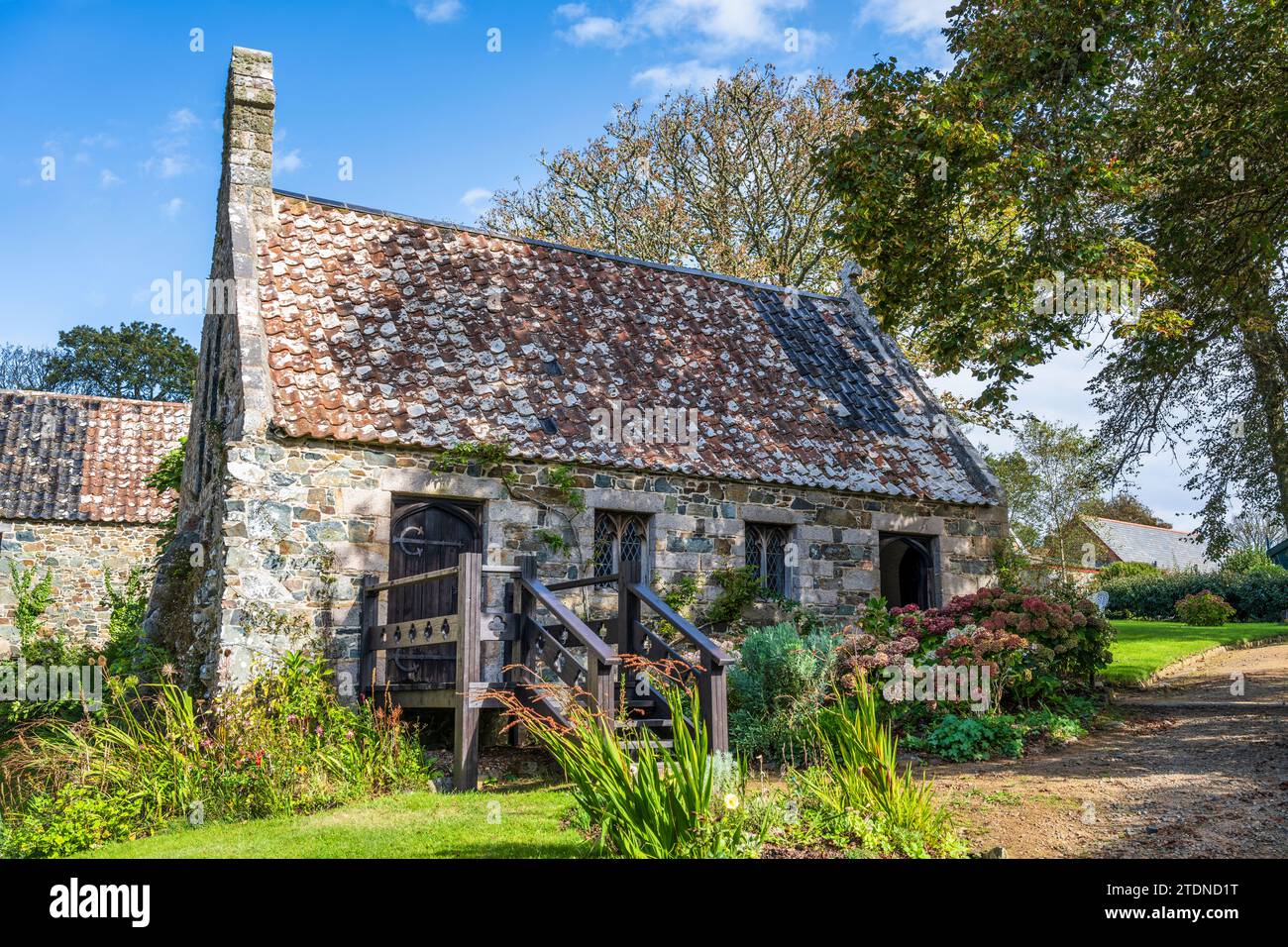 The Chapel in La Seigneurie Gardens, Sark, Bailiwick of Guernsey ...