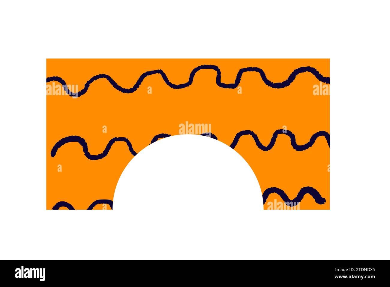 Brutalist poster with abstract geometric shape and naive grid. Brutal ...