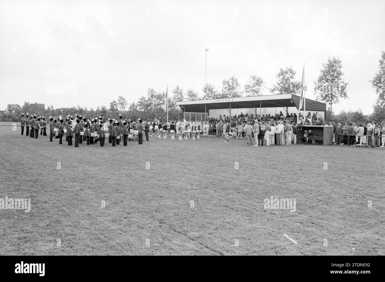 Transfer of new grandstand for football club Concordia., Grandstand, 17 ...