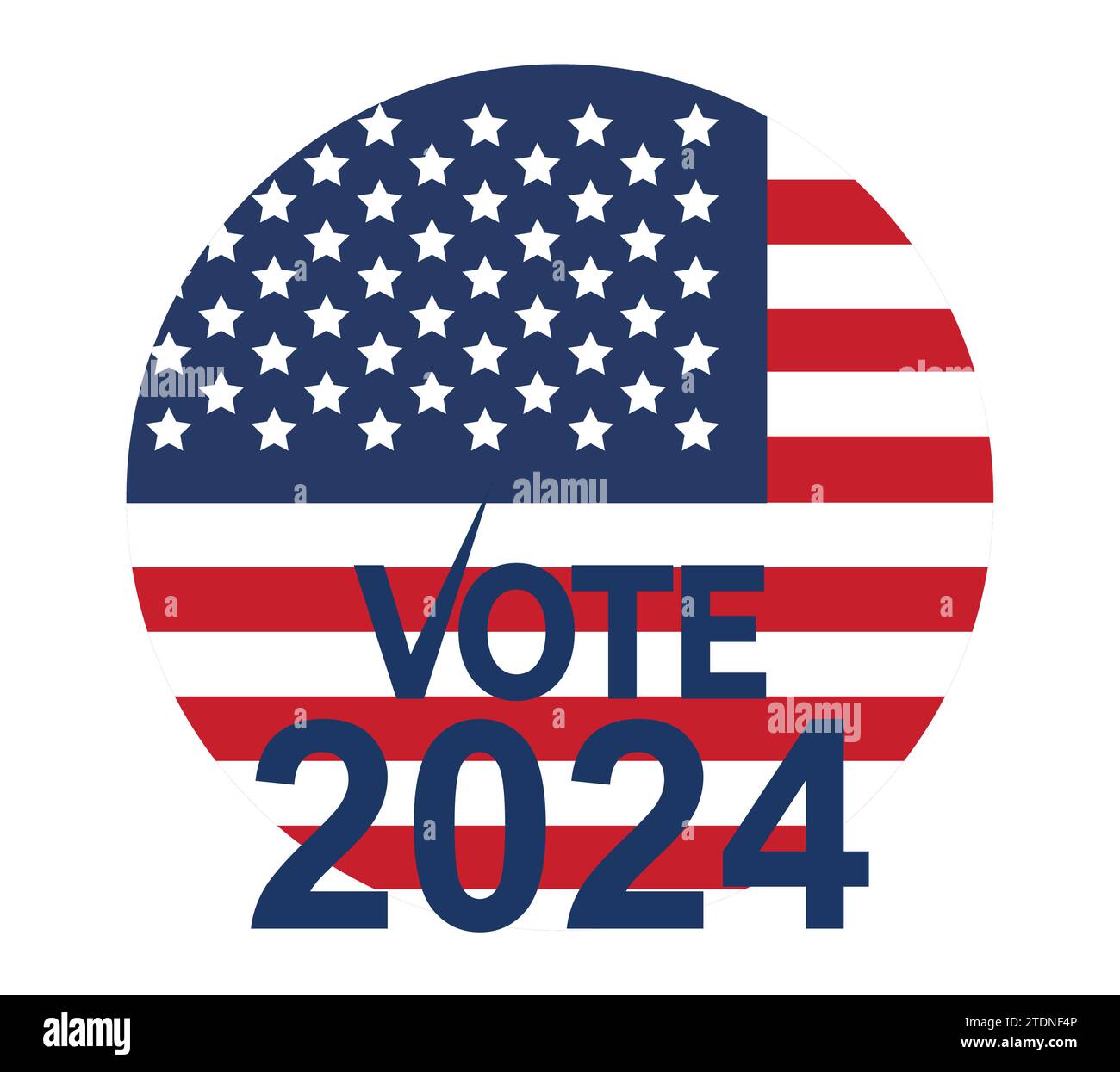2024 Presidential election day in USA, november 5, card design. Vote ...