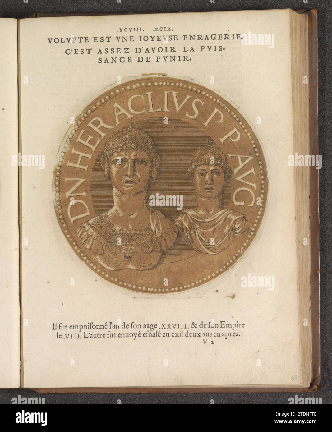 Portraits of Emperor Heraklonas and his mother Martina, 1559 Portraits ...