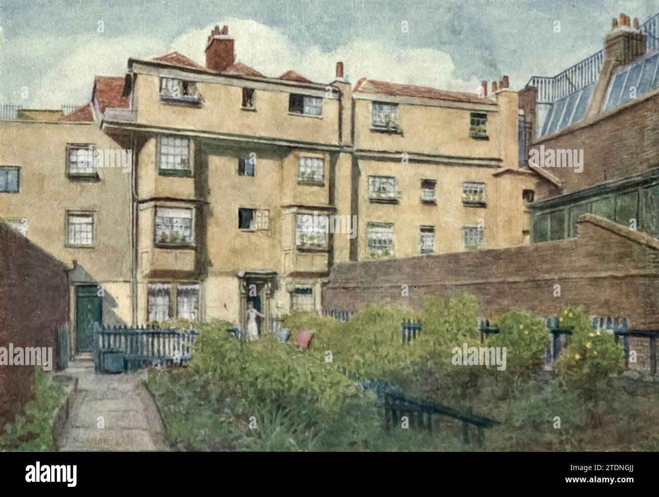 Nos. 13, 14, and 15 Nevill's Court, Fetter Lane, 1901 The Ward of ...