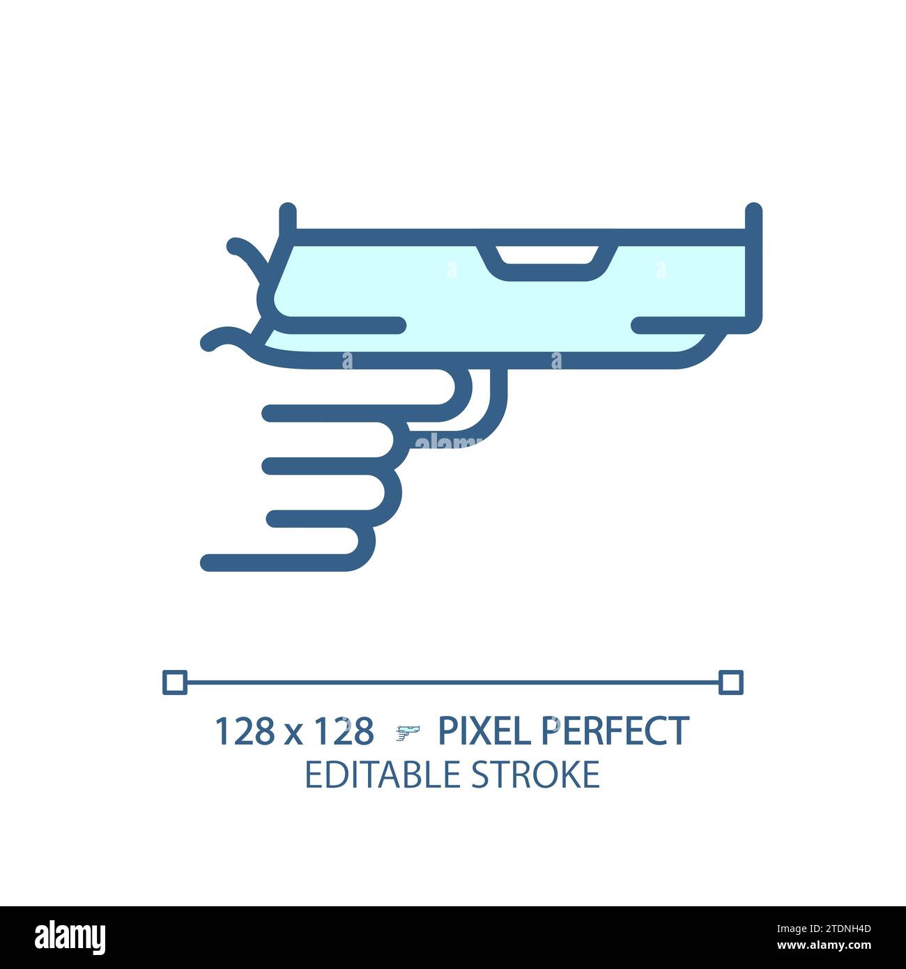 Hand shooter logo Stock Vector Images - Alamy