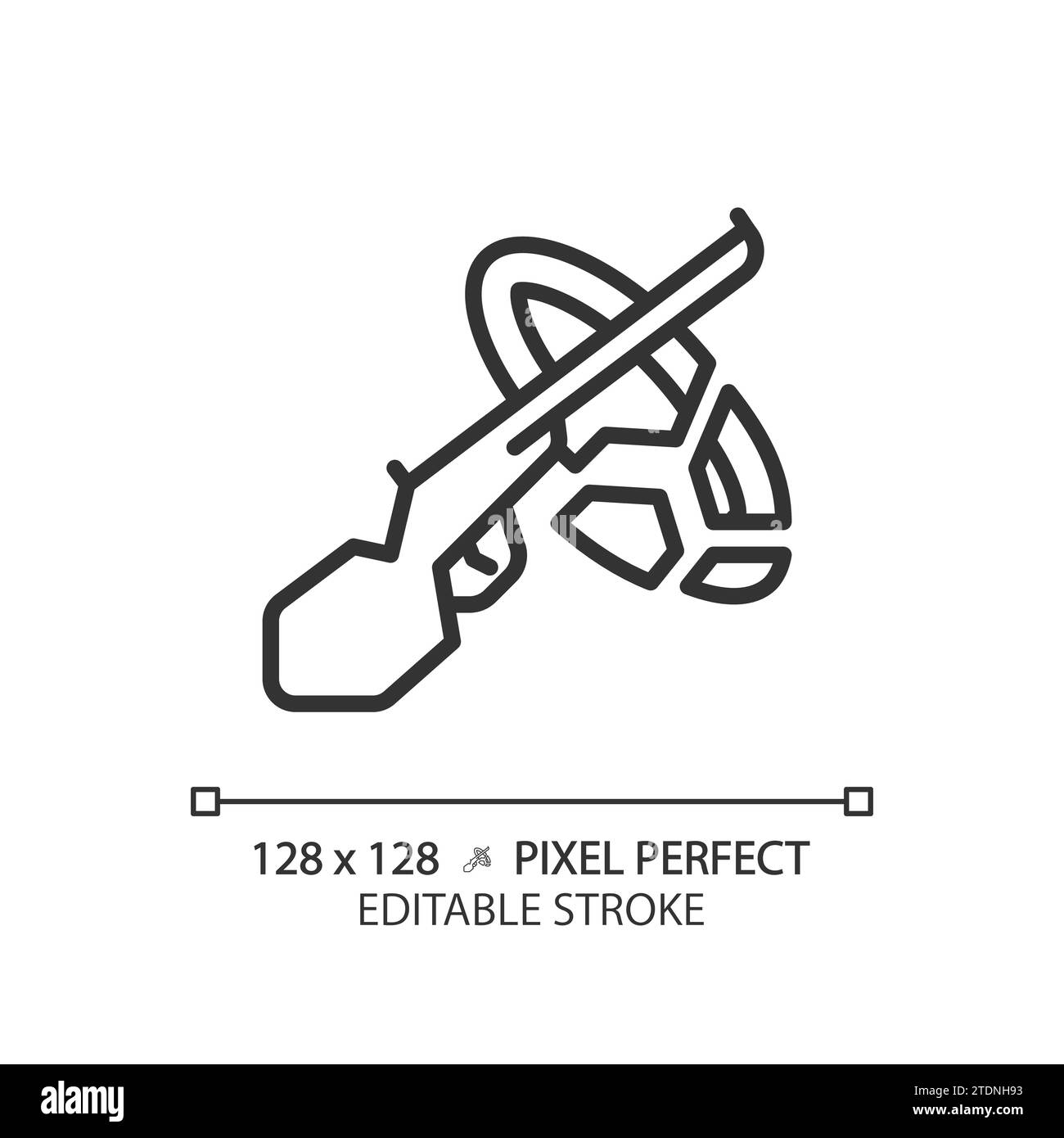 2D thin line pixel perfect simple black clay pigeon icon Stock Vector Image & Art - Alamy